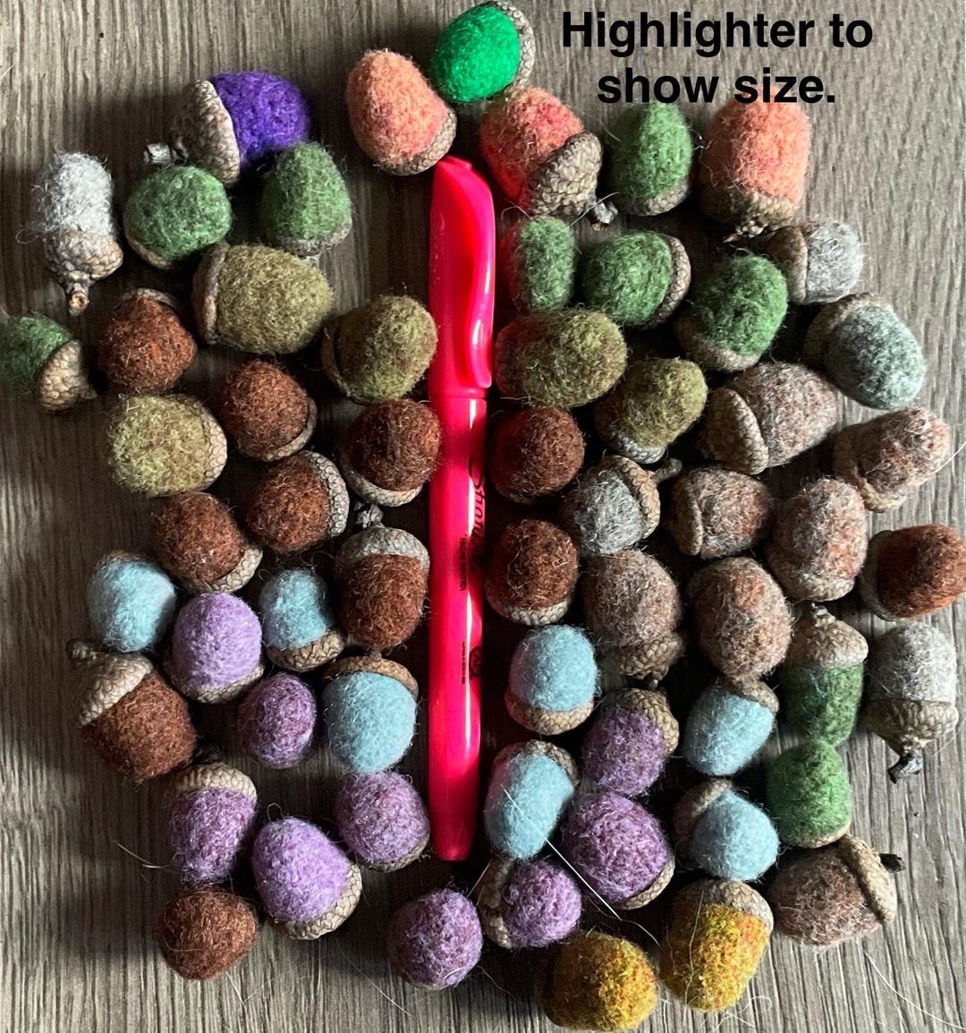 Pick Your Own - Mix & Match - Small Needle Felted Acorns - Etsy