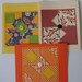 5 Handmade Quilt Pattern Block Card /quilt Card/ Quilt Note Card ...