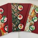 6 Handmade Asian Notecards /sushi Cards/ Japanese Notecards /washi ...