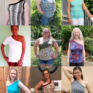 The Edgy Top PDF Sewing Pattern - Etsy