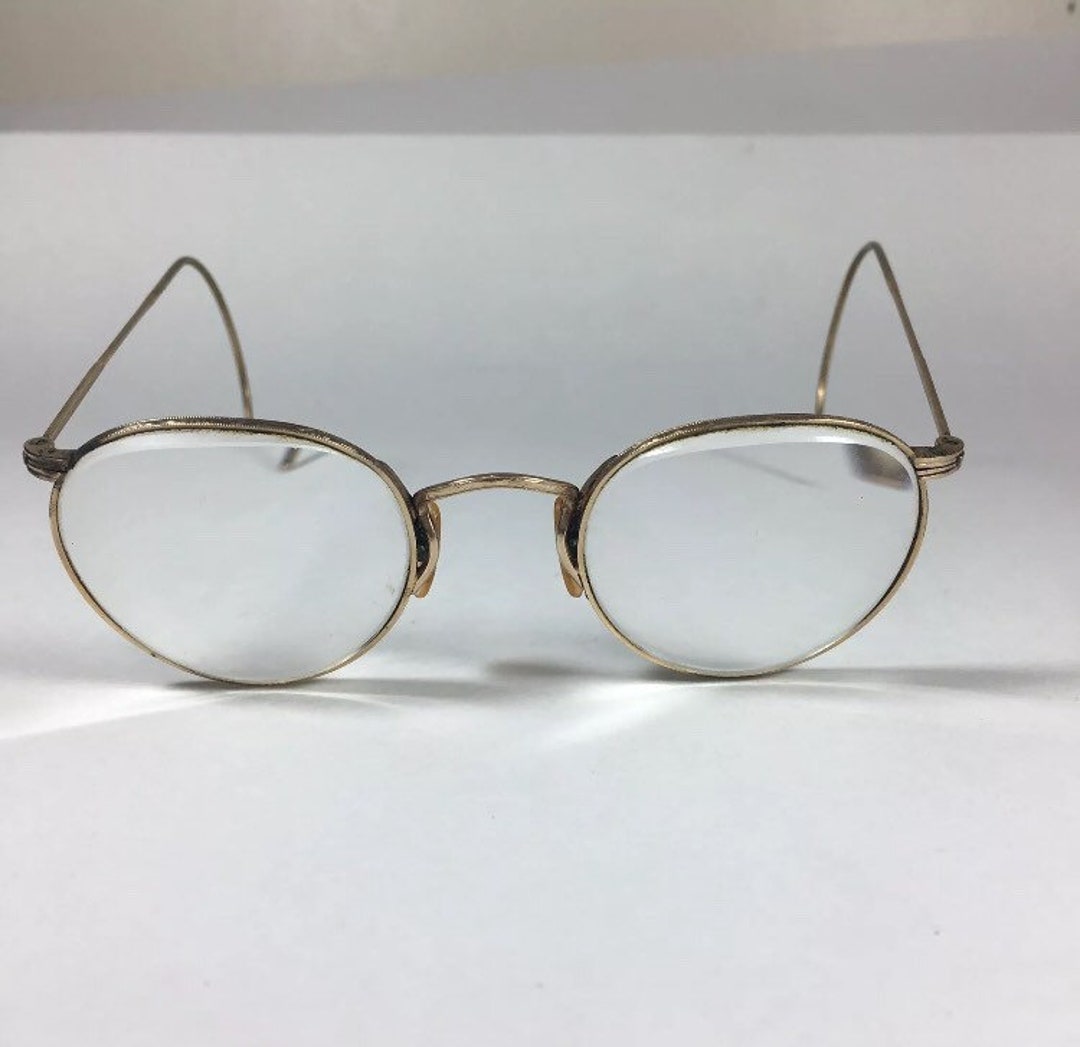 Vintage Ful-vue Art Craft Gold Filled Glasses Thick Lens - Etsy