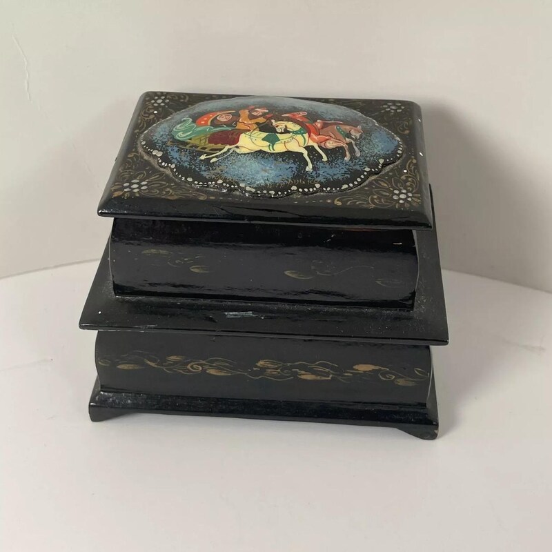 Russian Lacquer Box - Etsy