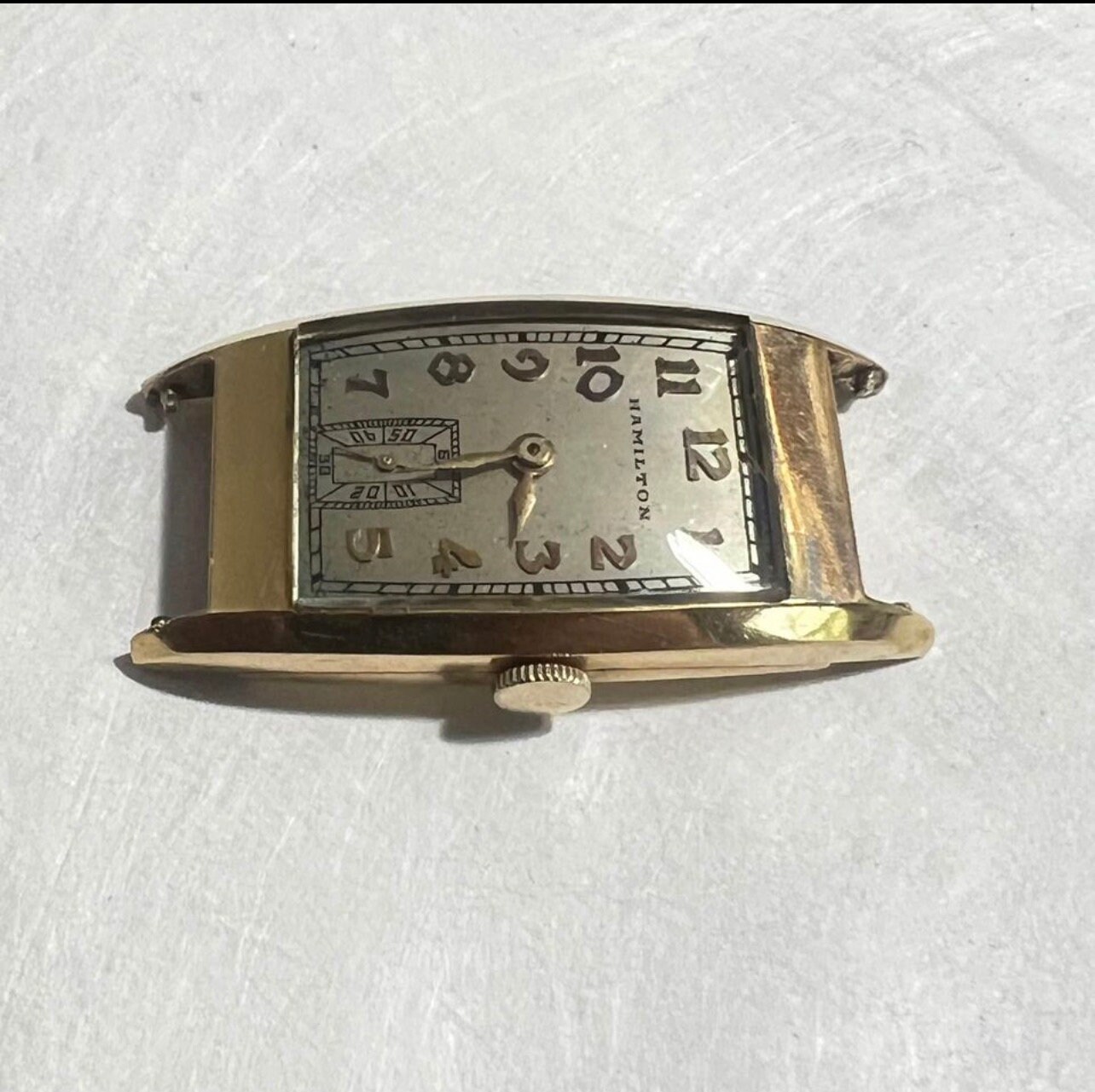18k Gold Hamilton Richmond Watch the Texas Company Retirement Watch ...
