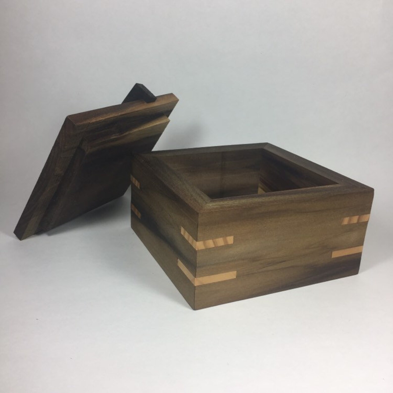 Small Wooden Box Modern Minimalist Made From Scrap Popular - Etsy