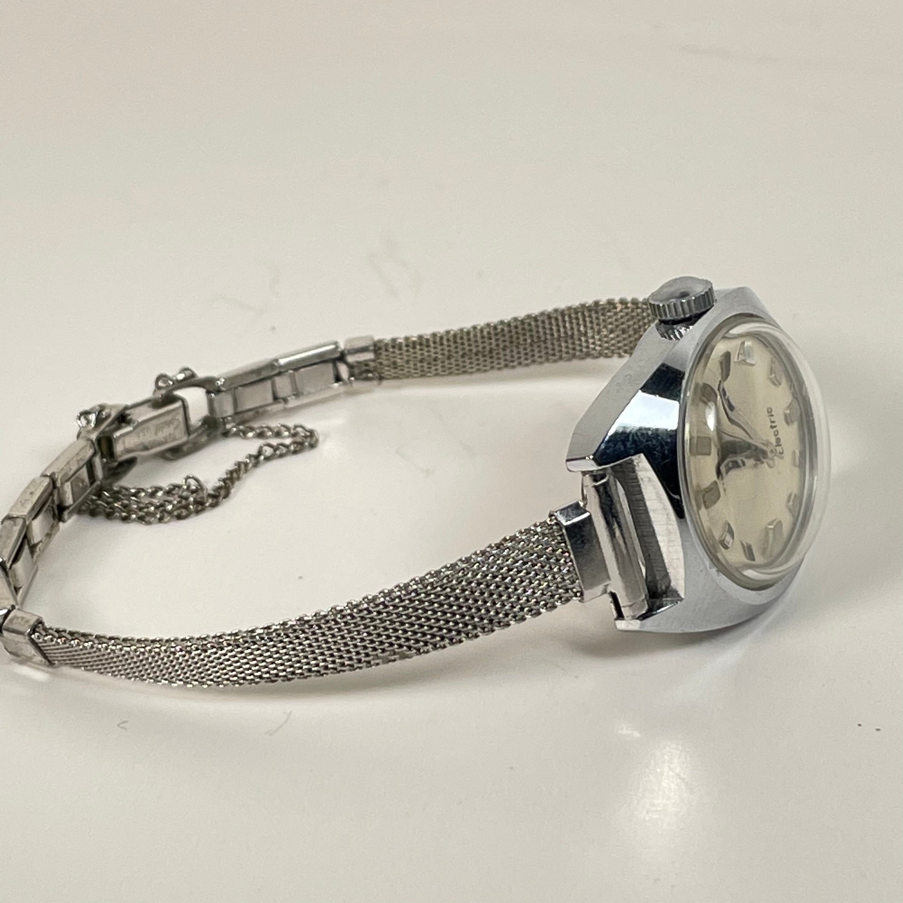 Vintage Timex Electric Watch Women’s Cocktail New Battery Excellent ...