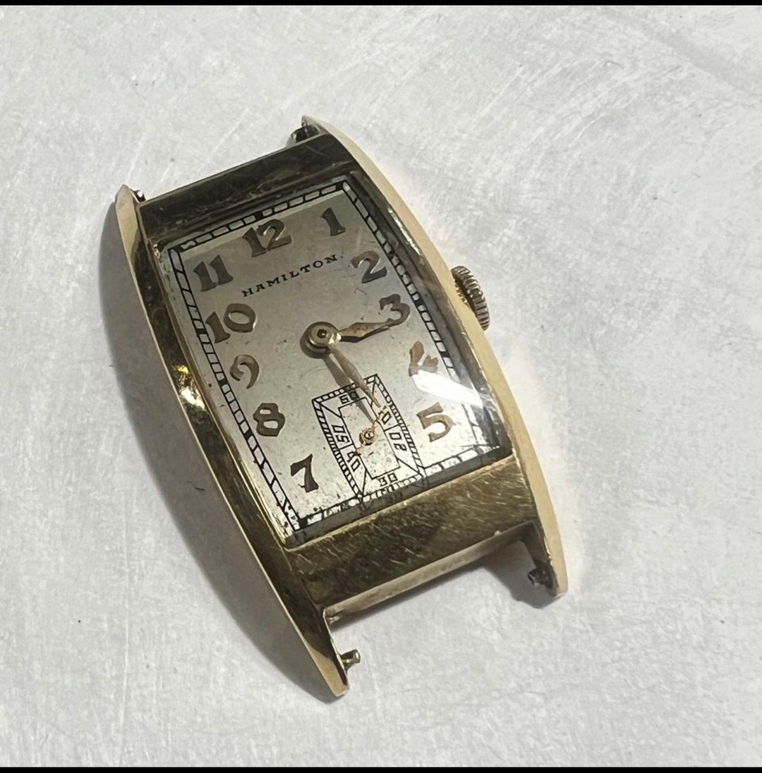 18k Gold Hamilton Richmond Watch the Texas Company Retirement Watch ...