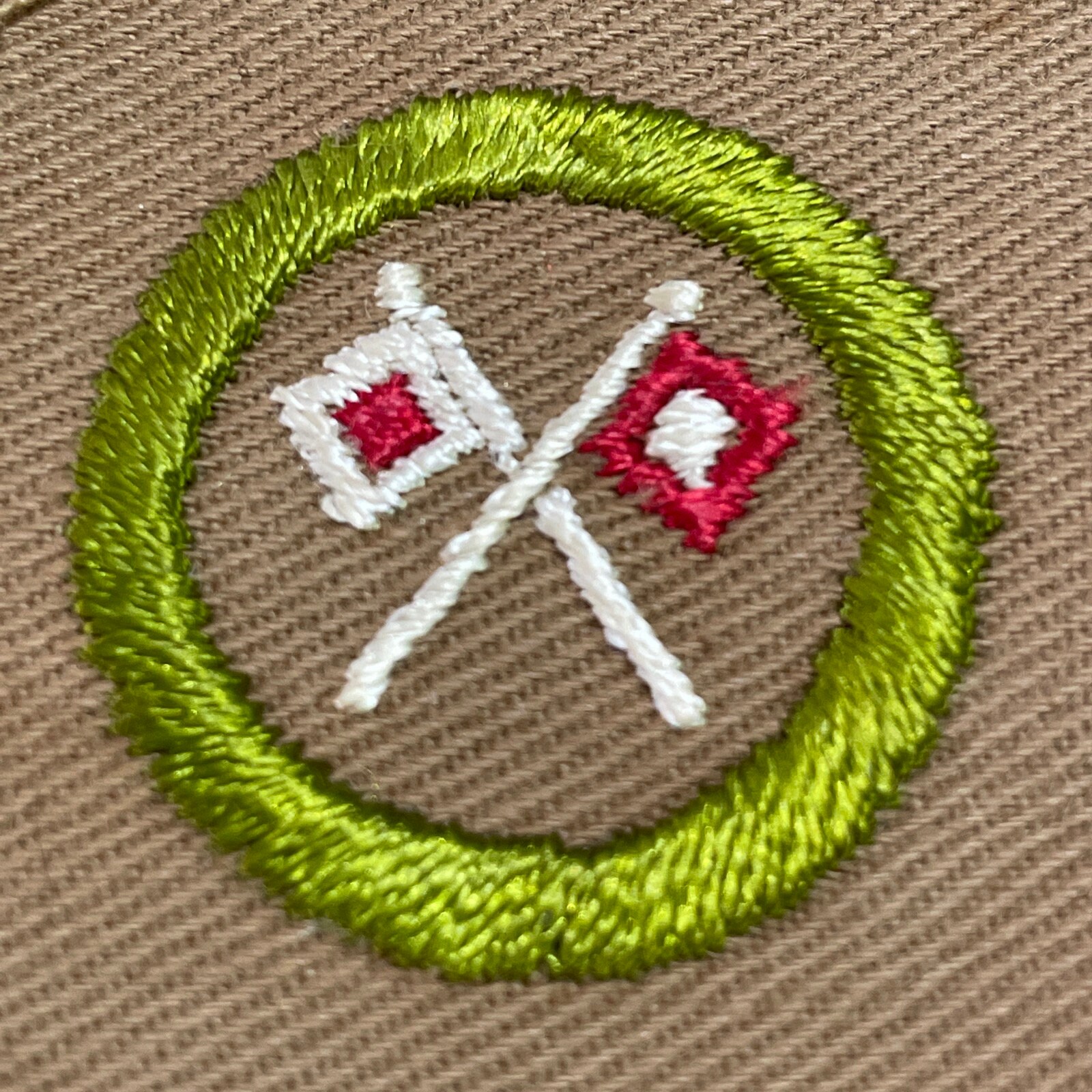 Merit Badge Type a Signaling Reverse Boy Scouts BSA Badge Patch - Etsy