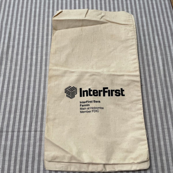 Canvas Bank Bag - Etsy