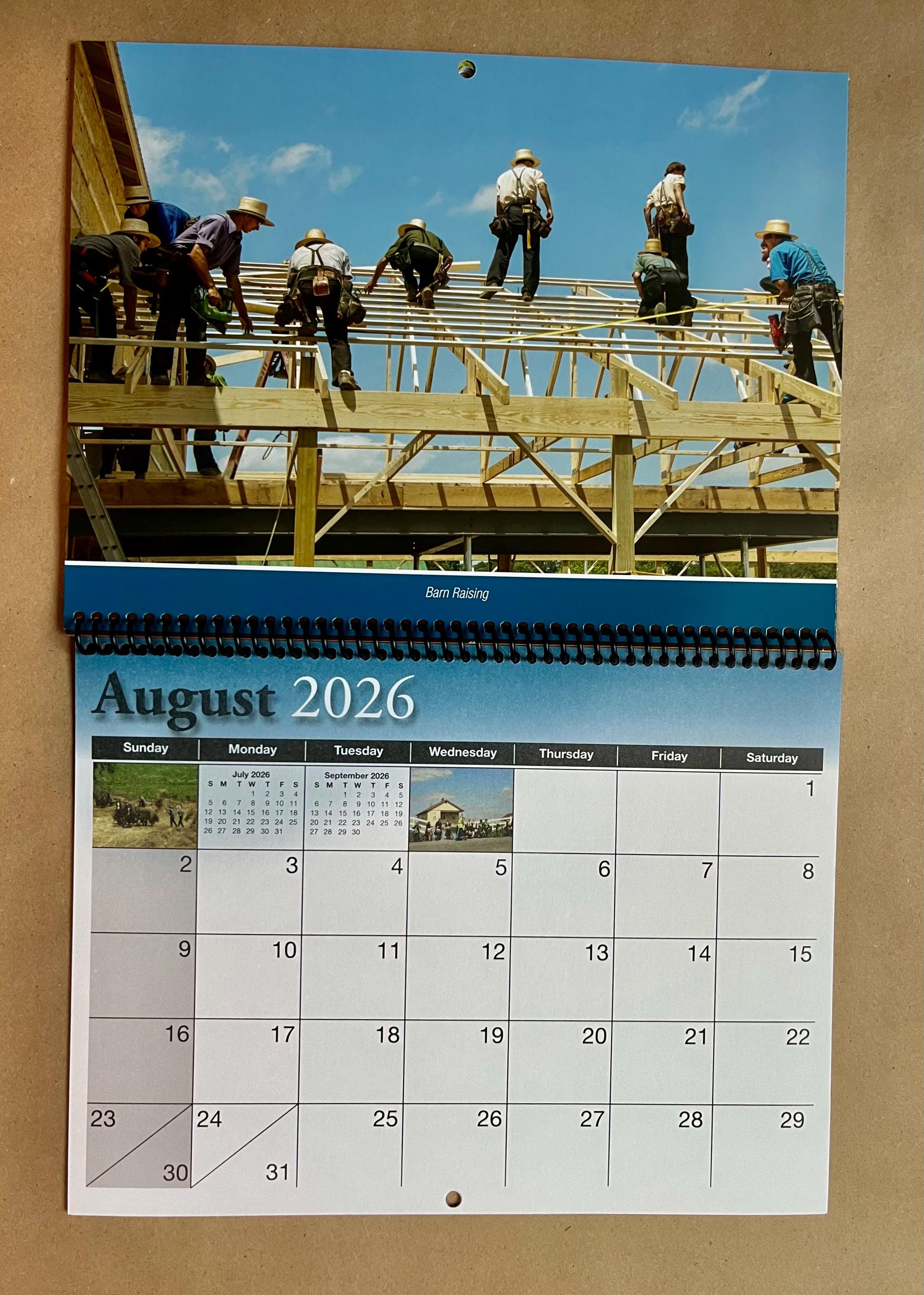 2026 AMISH Country Calendar Lancaster County Pennsylvania, Intercourse ...
