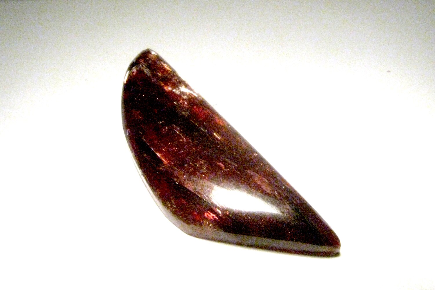 Russian Muscovite Red Mica Cabochon Russia Red Muscovite 40mm x 13mm x ...