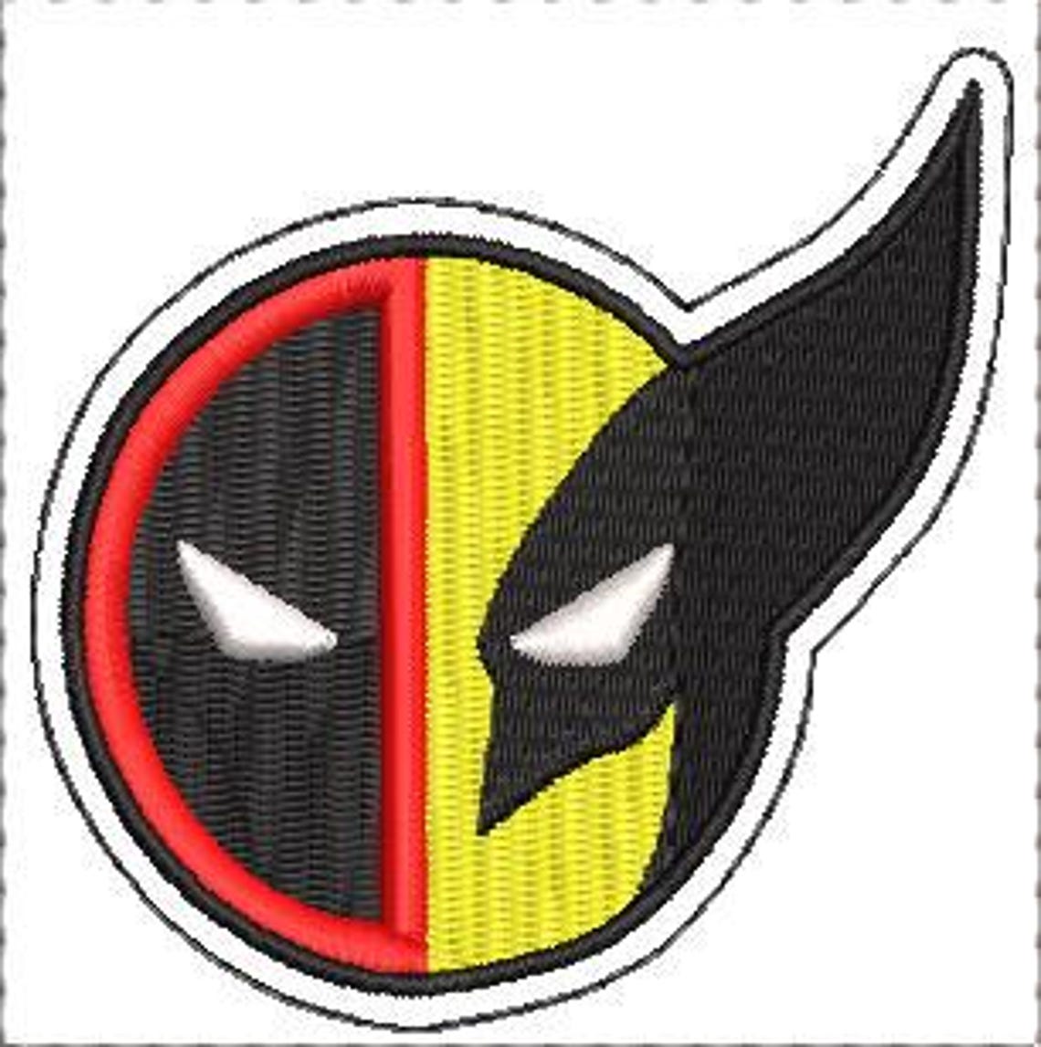 COMBO Deadpool Wolverine Patch & Keychain Embroidery Files Pes,jef,dst ...