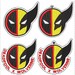 COMBO Deadpool Wolverine Patch & Keychain Embroidery Files Pes,jef,dst ...