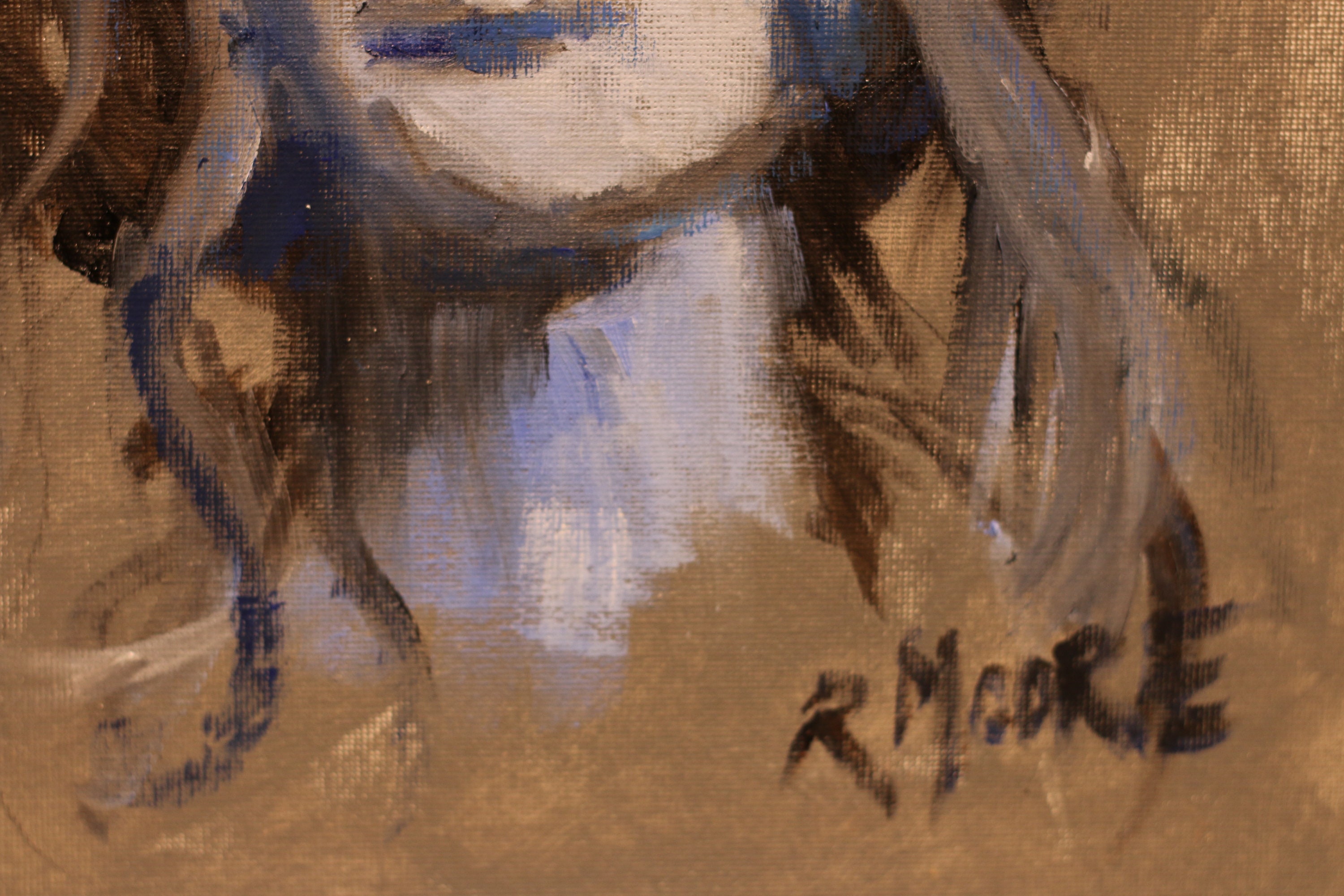 Ruby, Cold Mountain Oil Portrait - Etsy