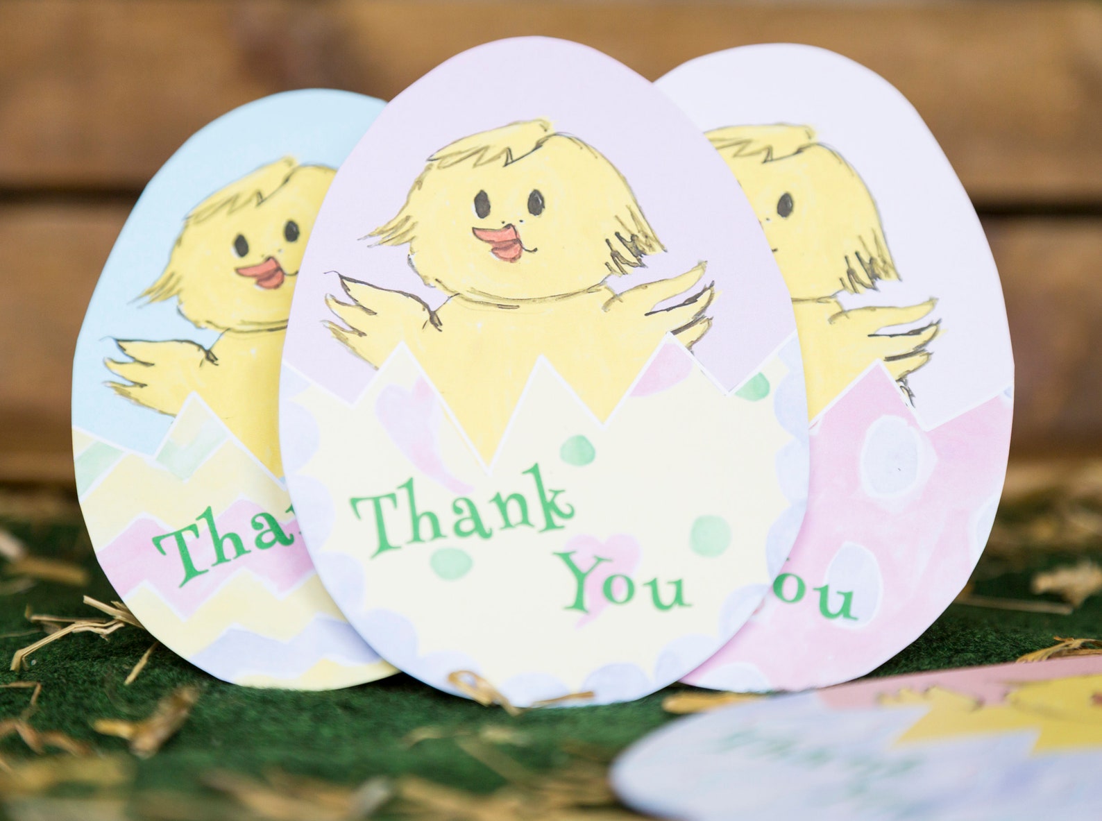 Easter Egg Thank You Card Hand-painted cutting Files DXF - Etsy