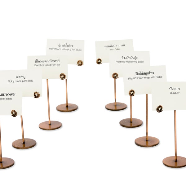 Buffet Menu Tags - Etsy