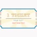 Fun Fair Tickets + Tickets Sign - Fun Fair Party or Circus Party - Edit ...