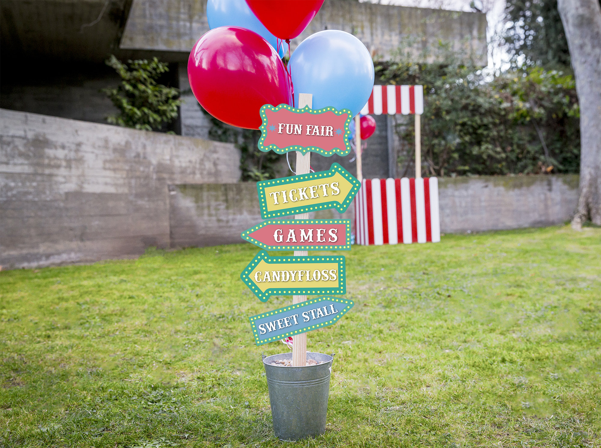 Fun Fair Signs Cricut Silhouette Cutting Files Pdf DXF - Etsy