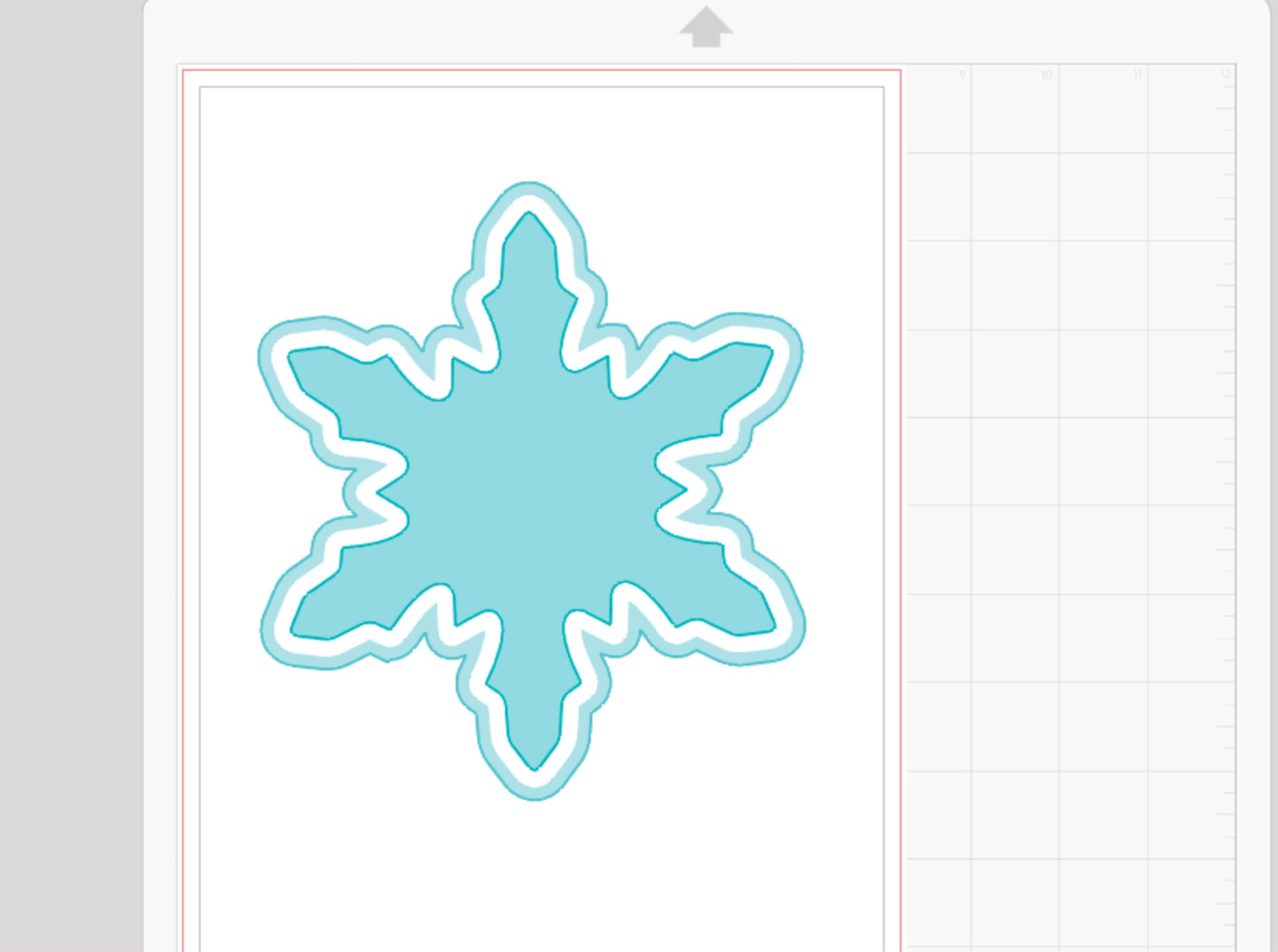 Snowflake Frozen Decoration Template - Cricut - Silhouette Cutting ...