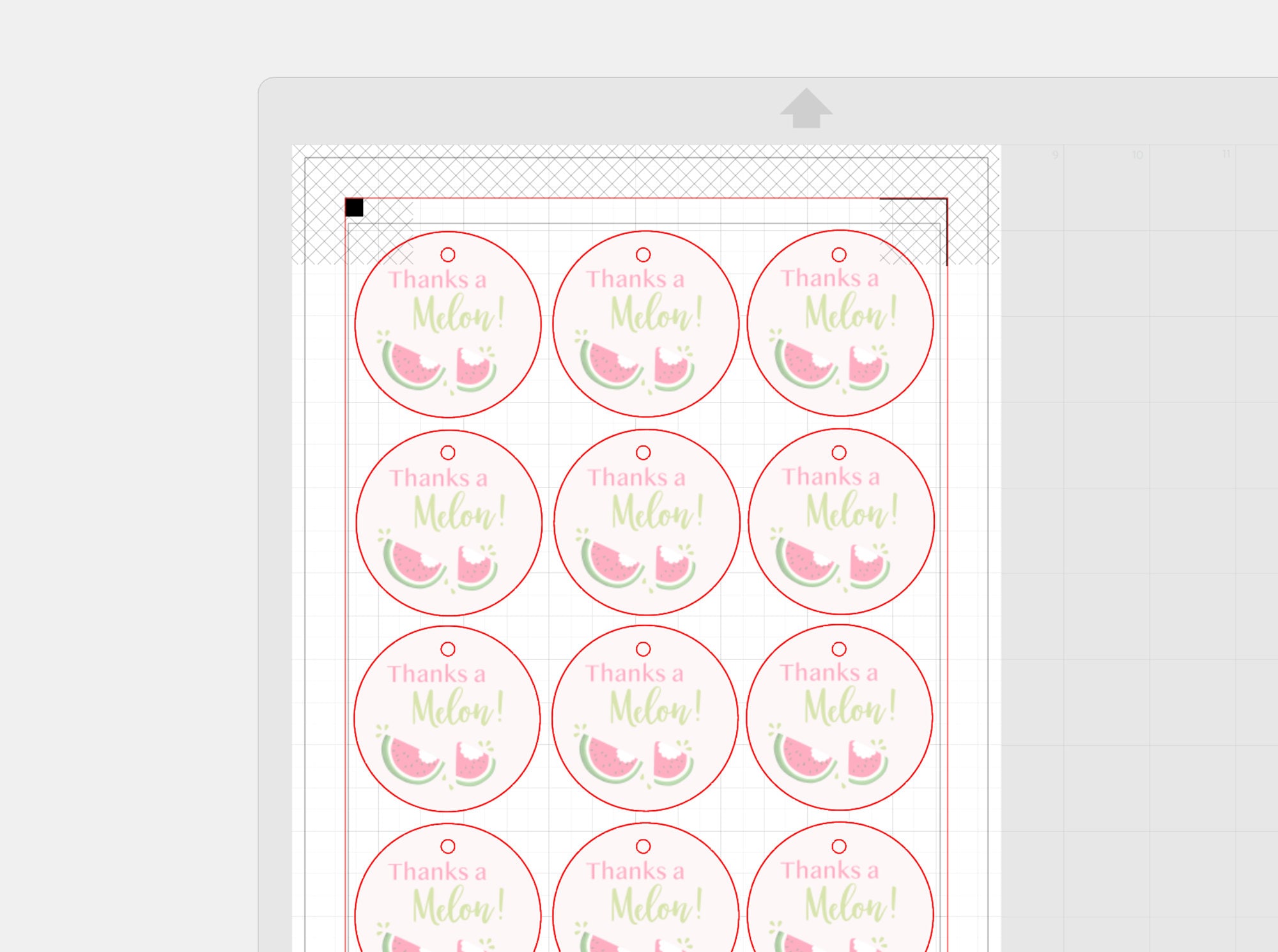 Watermelon Party Tags - Labels - 2 Colours Pink and Blue - Party Bag ...