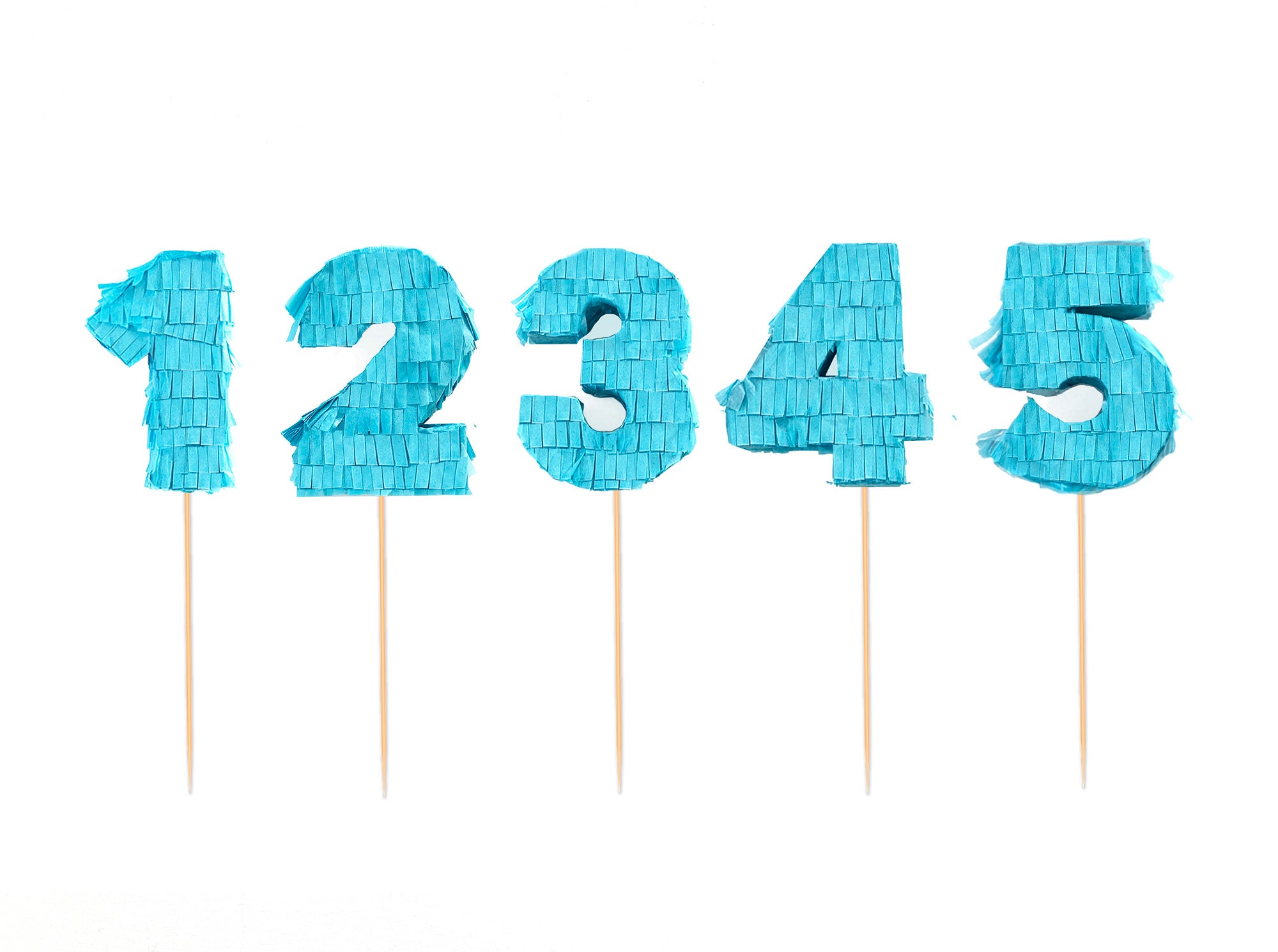 Piñata Number 3 Template Cake Topper Piñata & Piñata 3D Number 3 ...