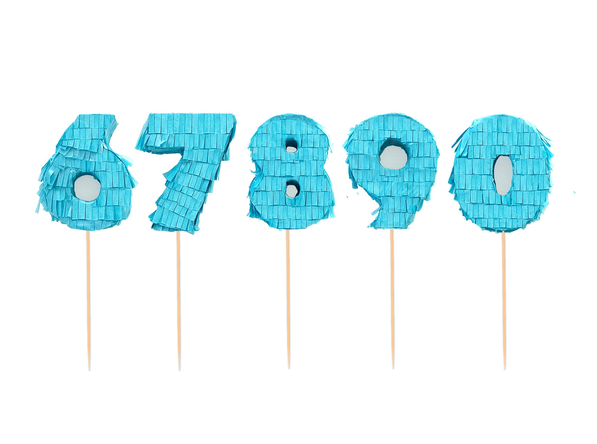 Piñata Number 5 Template - Cake Topper Piñata & Piñata - 3D Number 5 ...