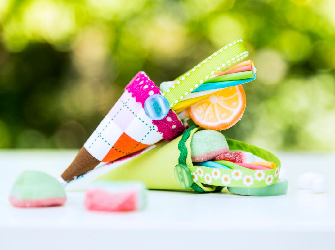 Templates to Make Fabric Party Cones - Candy Cone Template and ...