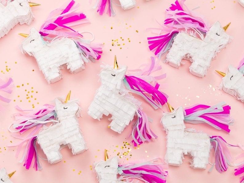 Unicorn Piñata Template and Instructions - Mini Unicorn Pinata - Party ...