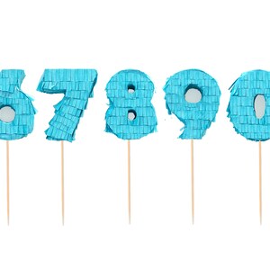 Plantillas para hacer una piñata numero 2 - Numero 2 3D - Decoración de ...