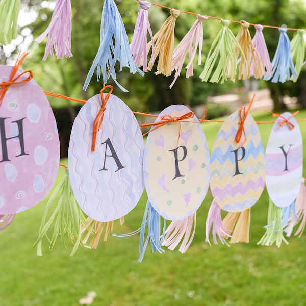 Easter Burlap Banner - Etsy