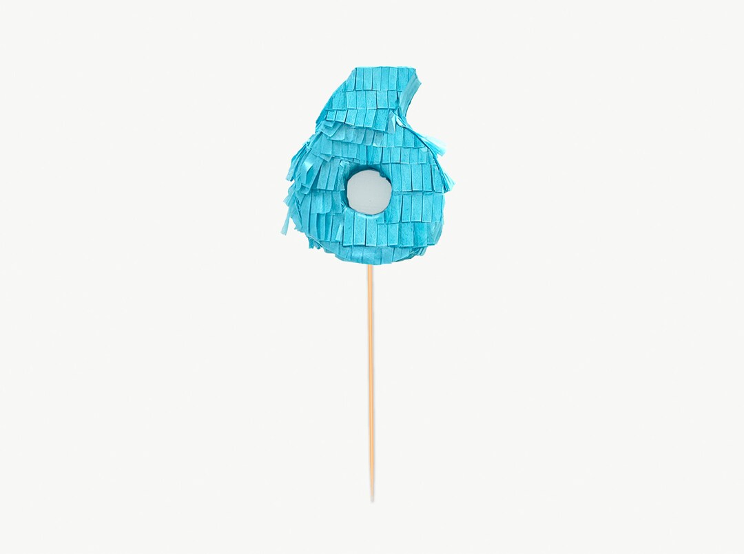 Piñata Number 6 Template - Cake Topper Piñata & Piñata - 3D Number 6 ...