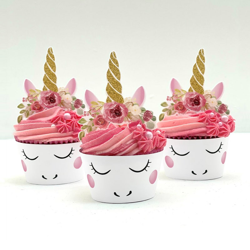 Unicorn Cupcake Wrappers - Etsy