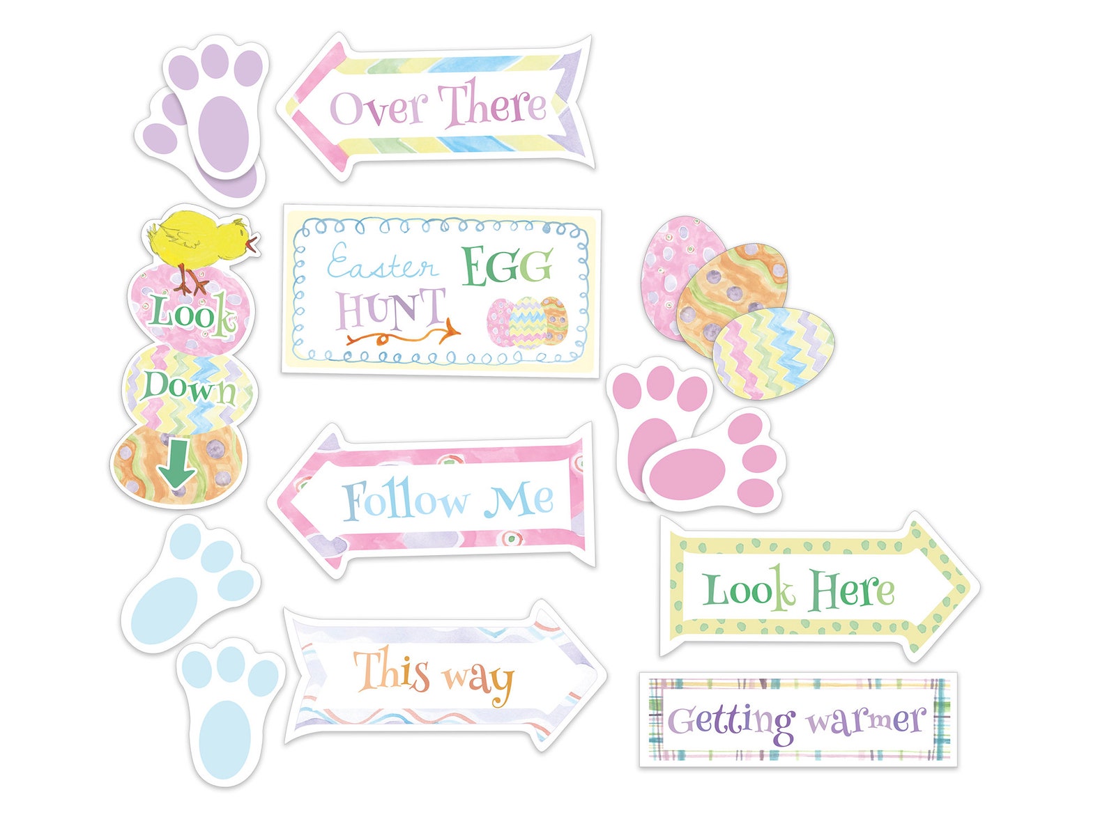 DIY Easter Egg Hunt Kit - Party Game Decoration - Direct Download - Cut ...
