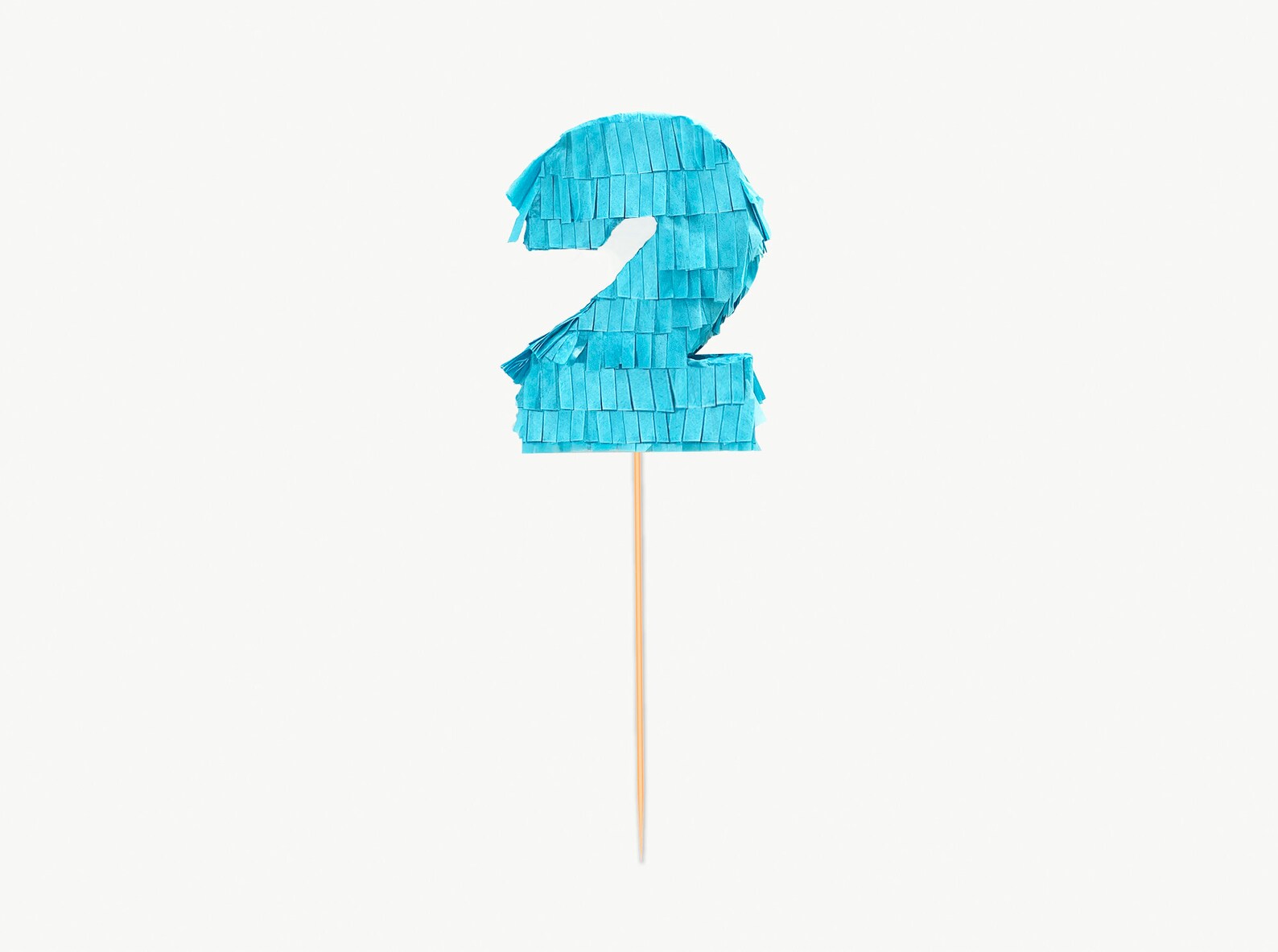 Plantillas para hacer una piñata numero 2 Numero 2 3D | Etsy