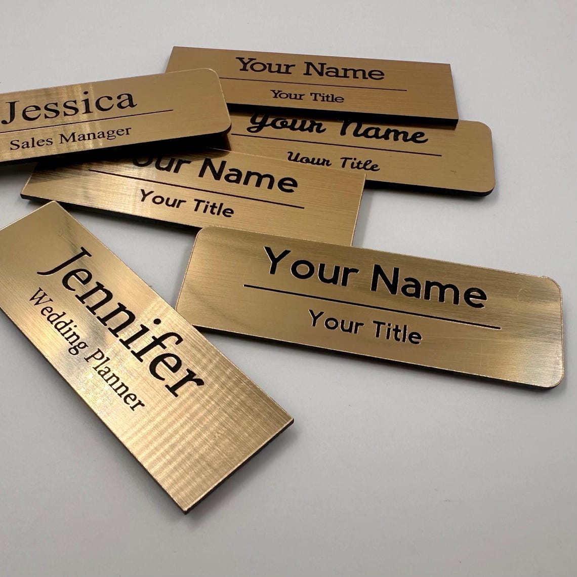 Name Tag Badge With Magnet Attachment | Personalized Wearable Magnetic ...