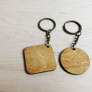 Pack of 50 Custom Rectangular Keychains With Business Logo, Engraved ...