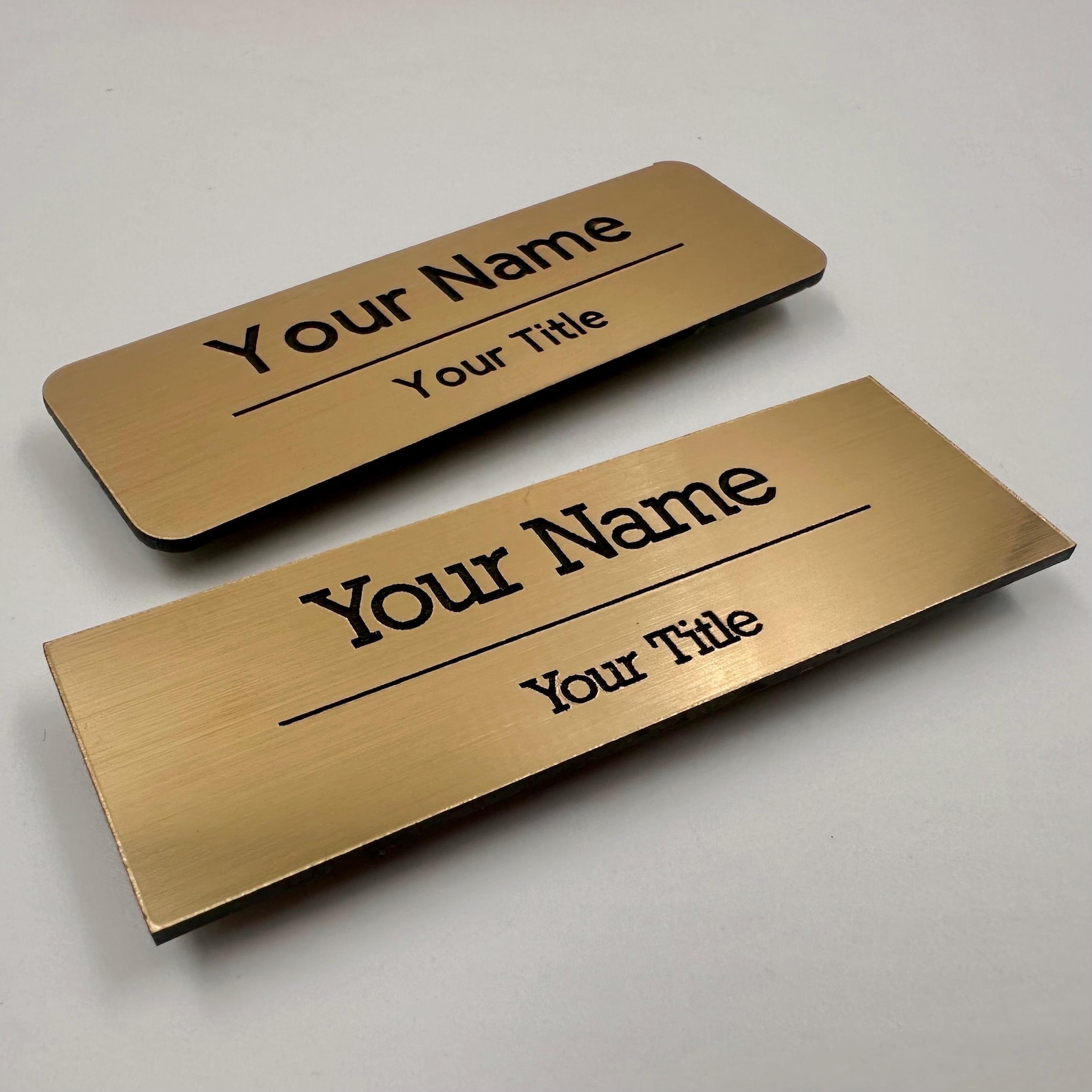 Name Tag Badge With Magnet Attachment | Personalized Wearable Magnetic ...