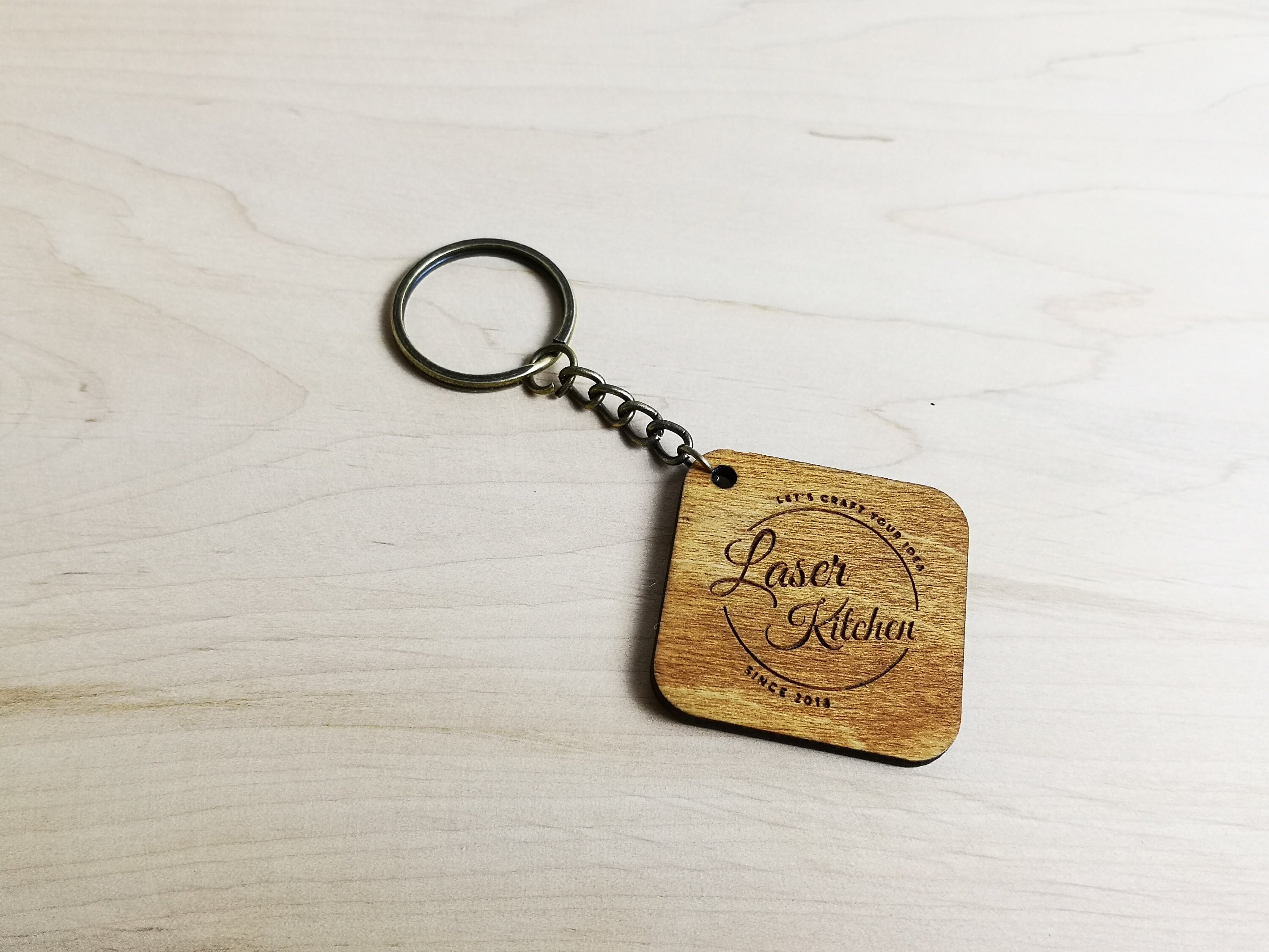 Pack of 20 Custom Rectangular Keychains With Business Logo | Etsy