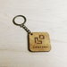 Pack of 50 Custom Rectangular Keychains With Business Logo, Engraved ...