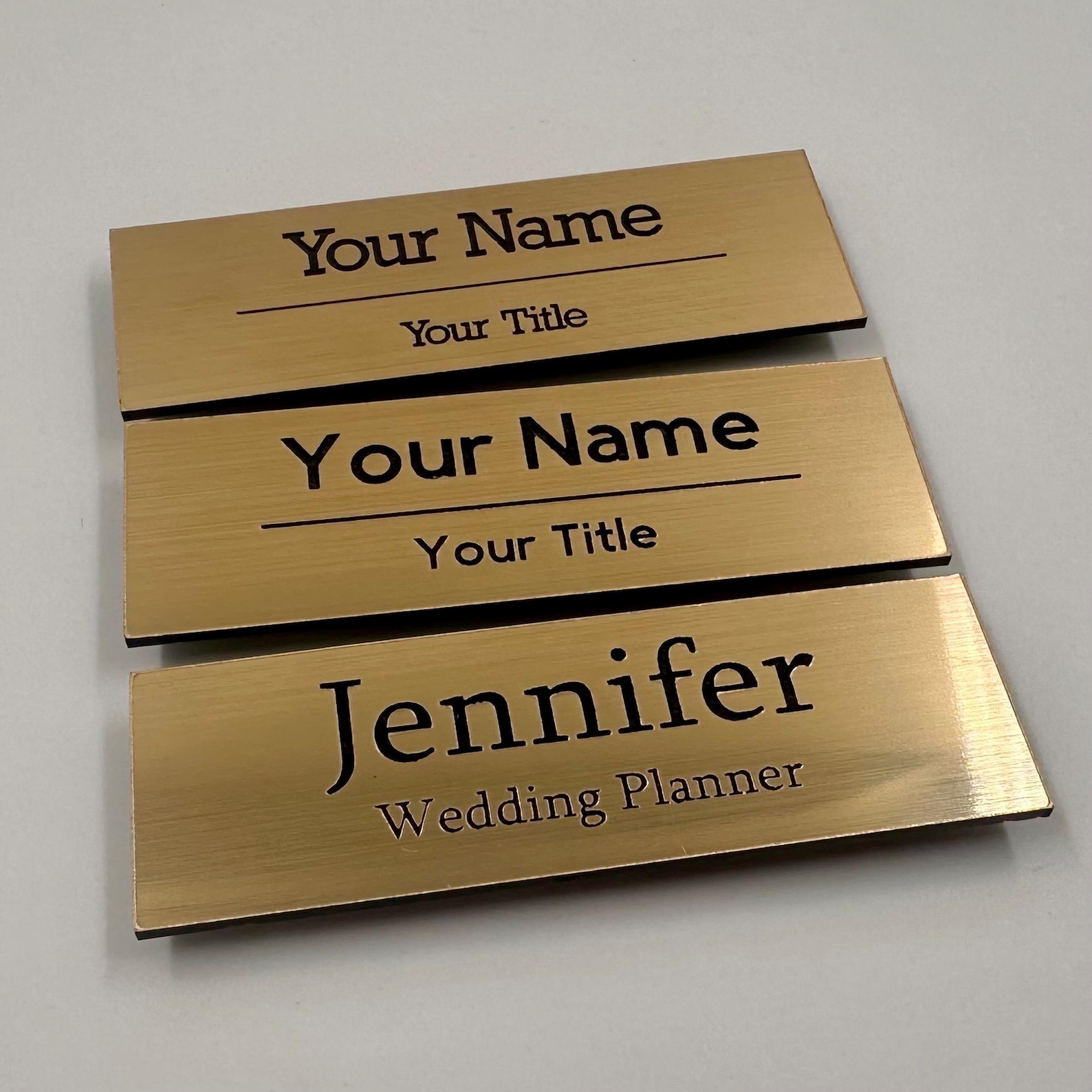 Name Tag Badge With Magnet Attachment | Personalized Wearable Magnetic ...
