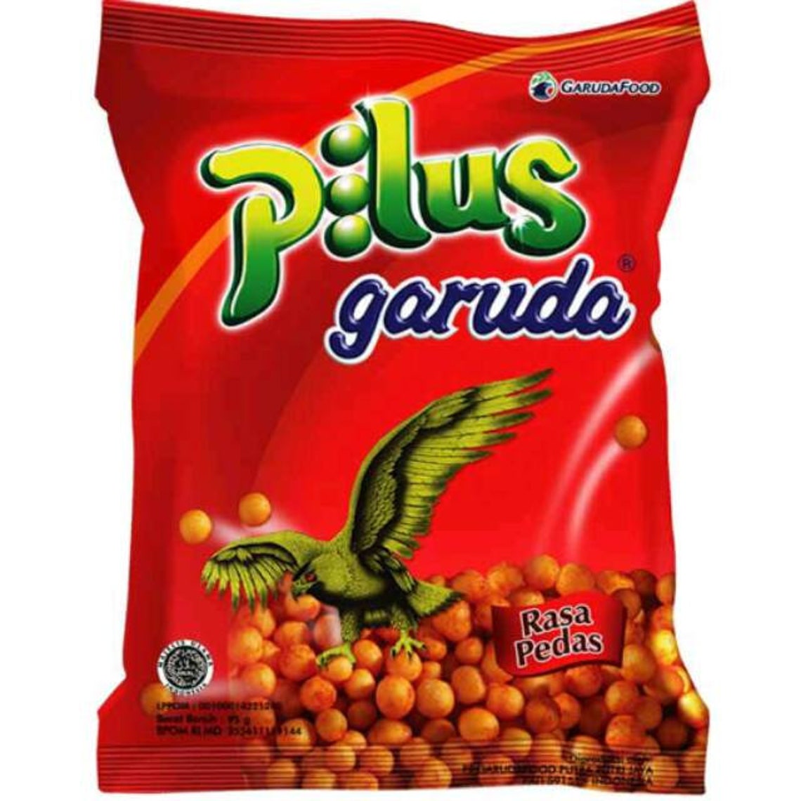 Garuda Snack Pilus Pedas Spicy Shaped Ball Crackers 3.35 Oz - Etsy UK