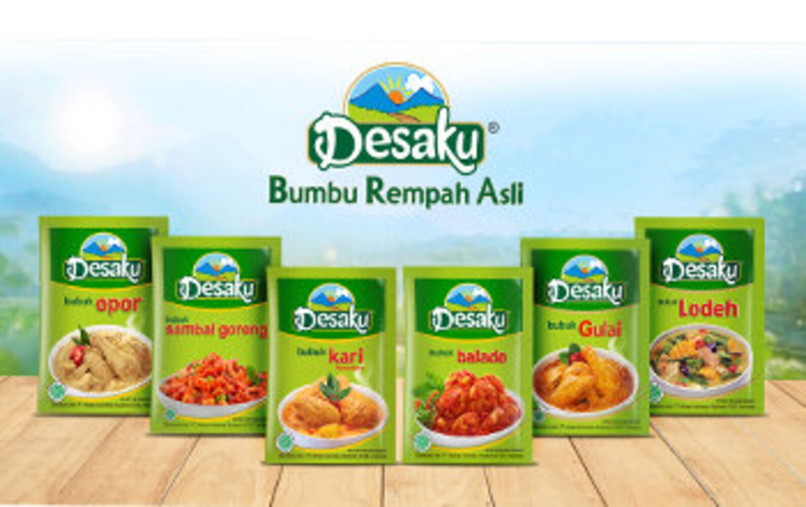 Desaku Bubuk Seasoning Powder opor, Sambal Goreng, Kari, Balado, Lodeh ...