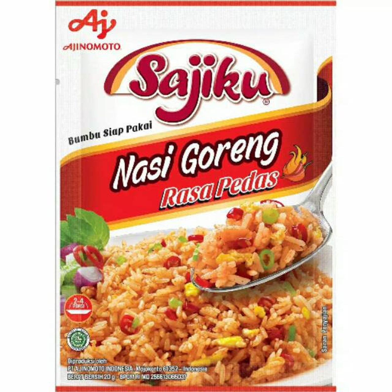 Sajiku Fried Rice Seasoning 20gr soy Sauce, Spicy Flavor, Chicken ...