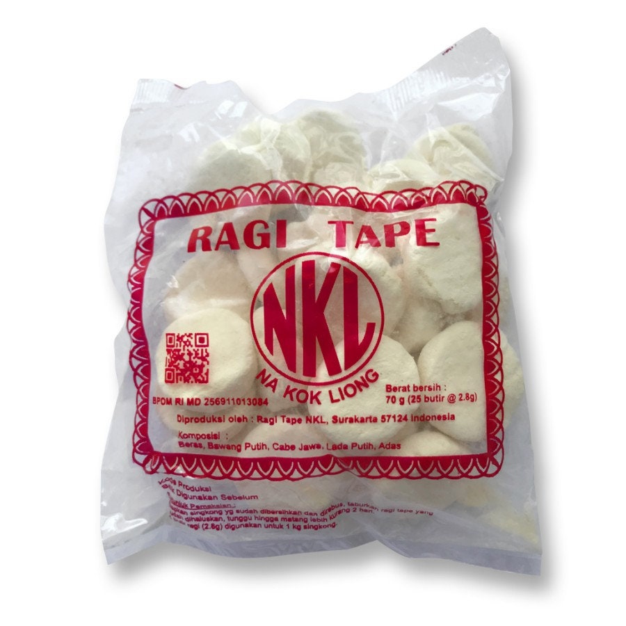 NKL Na Kok Liong Ragi Tape Tapai Yeast 25-ct, 85 Gram - Etsy