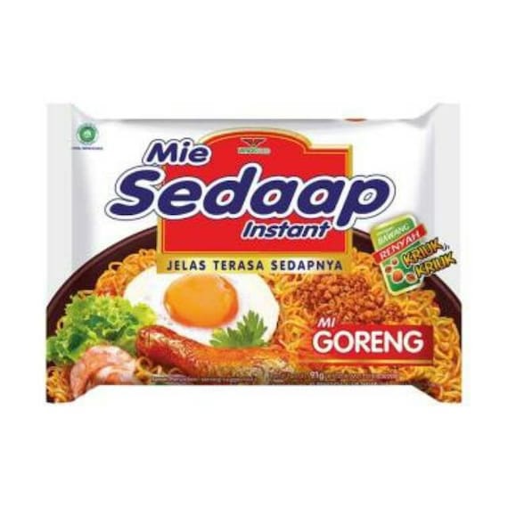 Sedaap Instant Noodle Mi Goreng 90 Gram | Etsy
