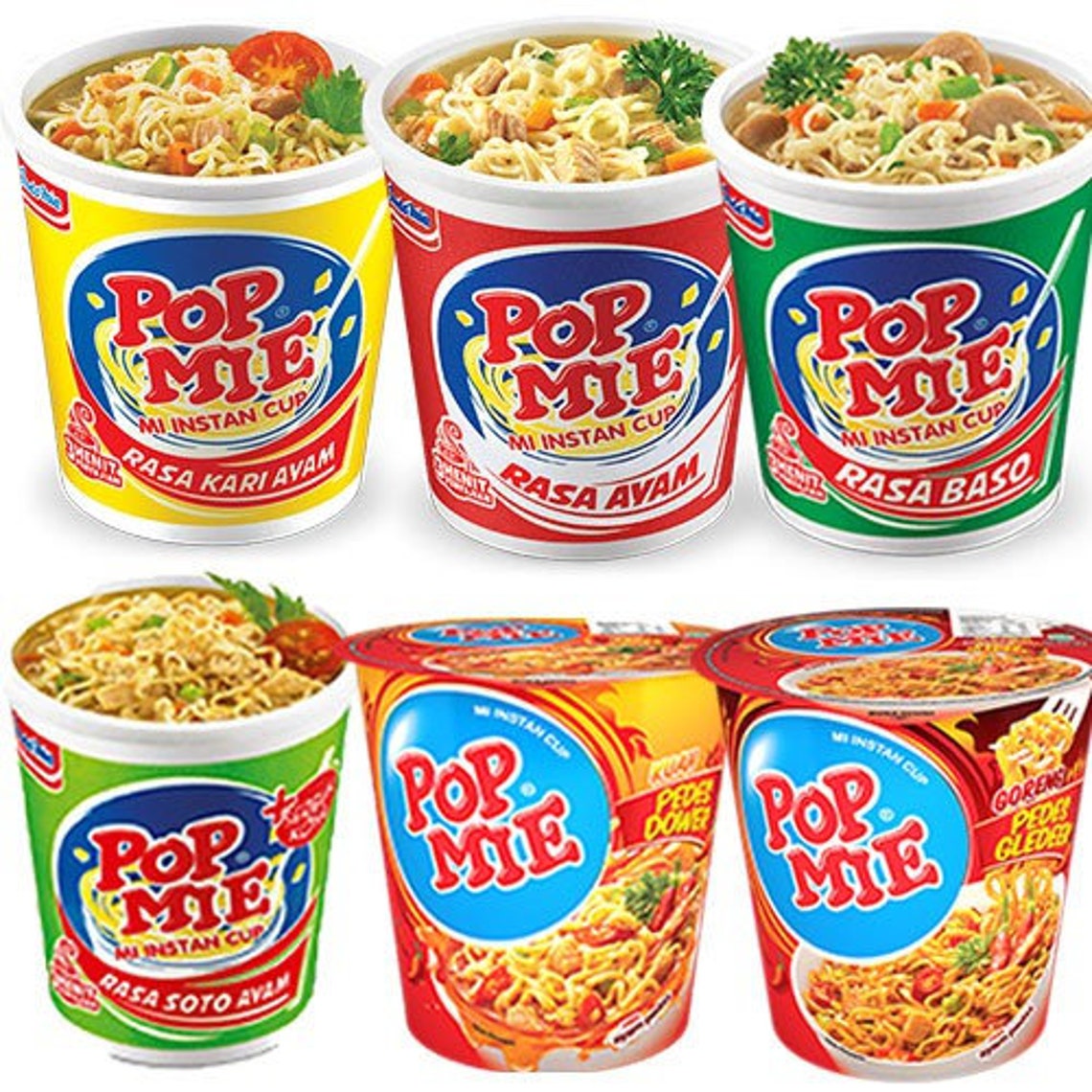 Pop Mie Instant Noodles, 75 Grams 2.5 Oz - Etsy