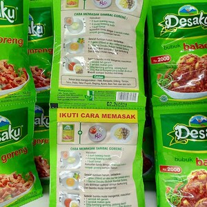 Desaku Bubuk Seasoning Powder opor, Sambal Goreng, Kari, Balado, Lodeh ...