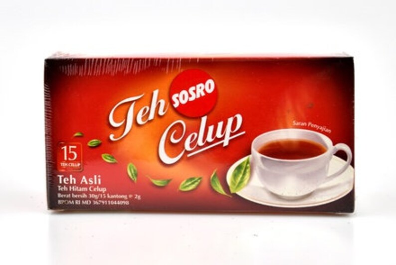 Sosro Teh Celup Black Tea Bag Halal Indonesia - Etsy