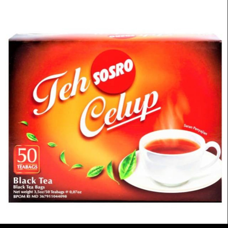 Sosro Teh Celup Black Tea Bag Halal Indonesia - Etsy