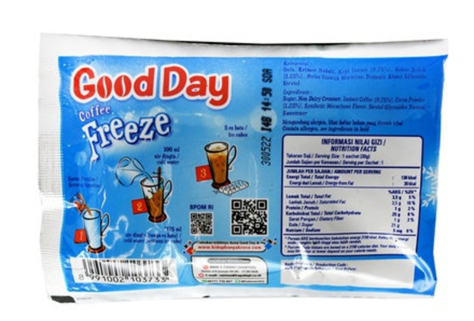 Good Day Freeze Coffee 10 Sachets hazelnut Macchiato - Etsy UK