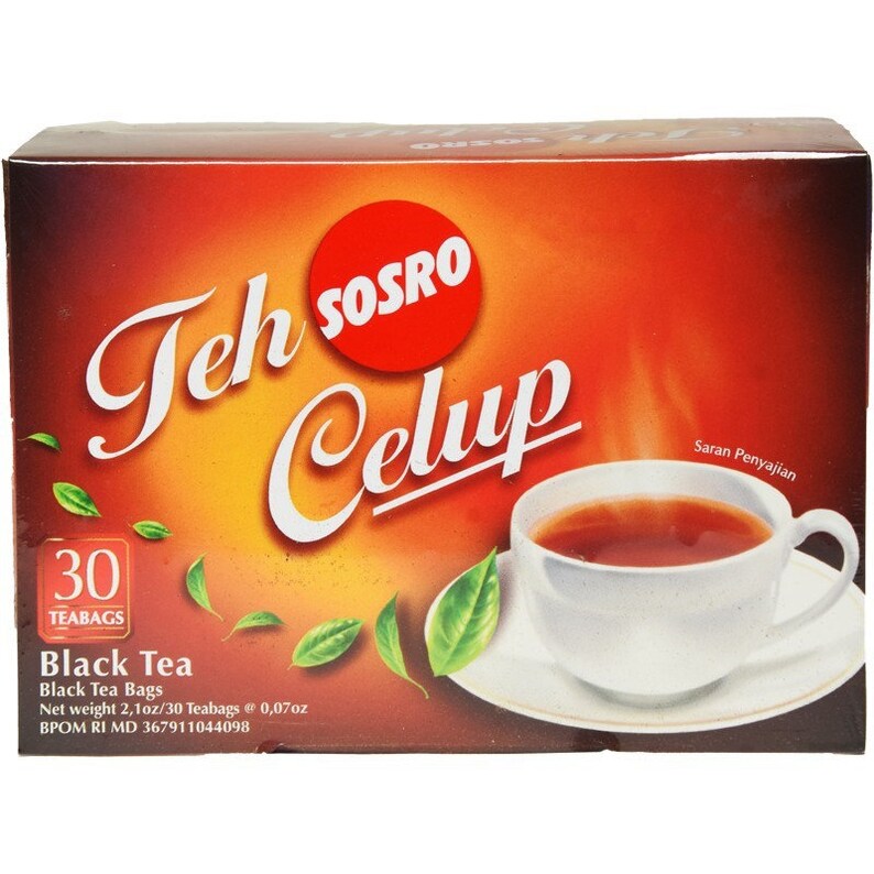 Sosro Teh Celup Black Tea Bag Halal Indonesia - Etsy